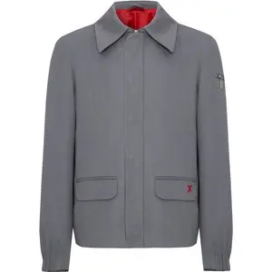 PCFG Pure Cotton Puffer Gabardine Jacket - Grey