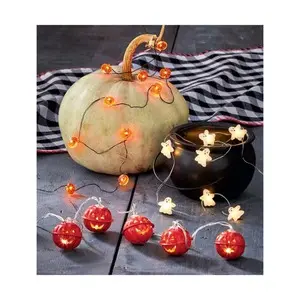 TAG Jack-o-lantern Led String Lights For Halloween Decor