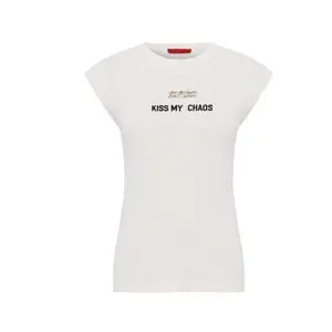PCFG Cotton Rib Tank Top With Patch - White