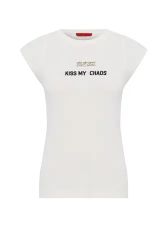 PCFG Cotton Rib Tank Top With Patch - White