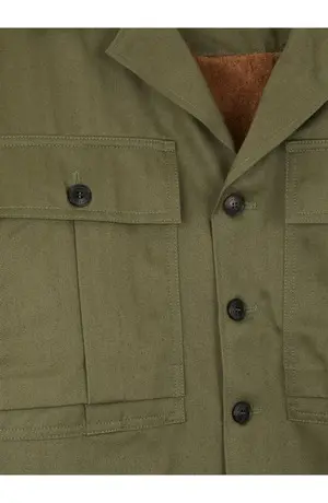 FORTELA Solomonf Cotton Padded Overshirt - Green