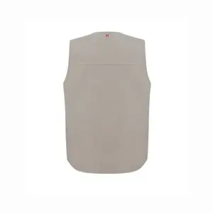 PCFG Cotton Woven Vest With Zip Detail