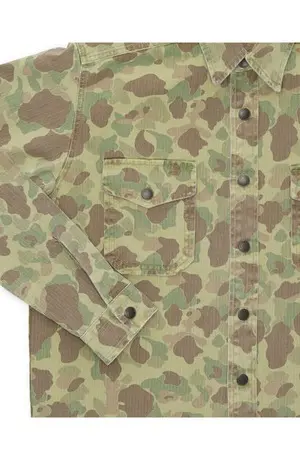 FORTELA Kenny Cotton Camouflage Overshirt