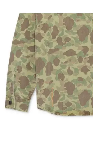 FORTELA Kenny Cotton Camouflage Overshirt