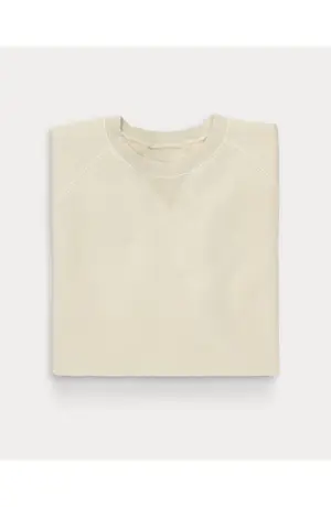 FORTELA Raglan Sleeve Crewneck Sweatshirt - Ecru