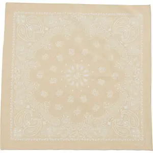 FORTELA Japanese Paisley Bandana - Beige