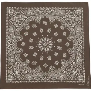 FORTELA Japanese Paisley Bandana - Brown