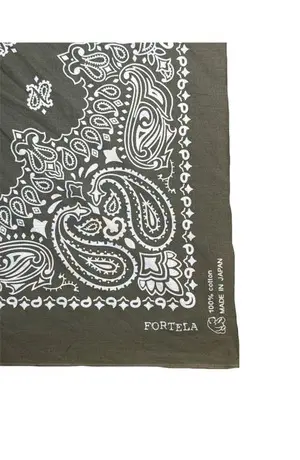 FORTELA Japanese Paisley Bandana - Green