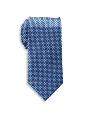 OAK HILL BY DXL Diamond Patterned Neck Tie - Blue