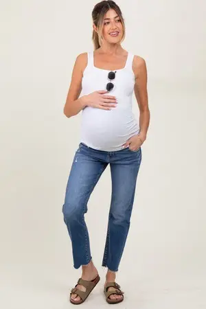 PINKBLUSH Slim Straight Maternity Jeans
