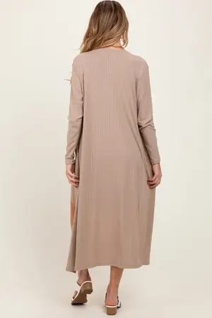 PINKBLUSH Ribbed Cardigan 2 Piece Set