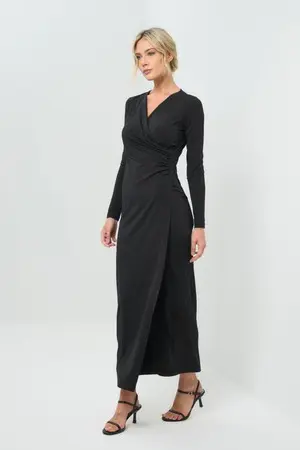 Anatomie Janie Wrap Maxi Dress