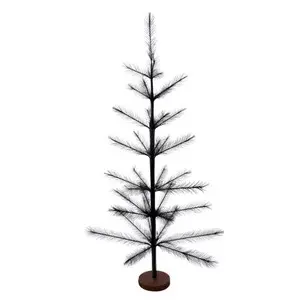 CAROL & FRANK 36" X 10" Pampas Tree Figurines - Black