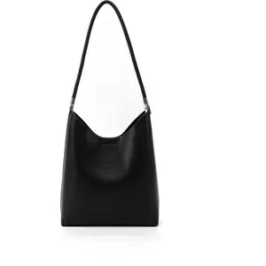 BOB ORÉ BLUE COLLECTION Eclipse Genuine Leather Handbag - Black