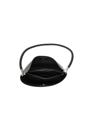 BOB ORÉ BLUE COLLECTION Eclipse Genuine Leather Handbag - Black