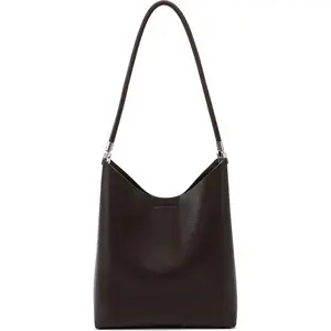 BOB ORÉ BLUE COLLECTION Eclipse Genuine Leather Handbag - Chocolate