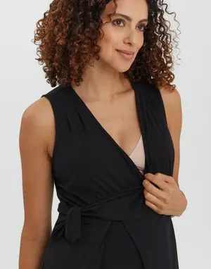 NOM MATERNITY Ines Maternity & Nursing Full Length Jumpsuit