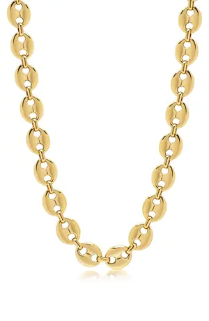 NIALAYA Mariner Link Choker - Gold