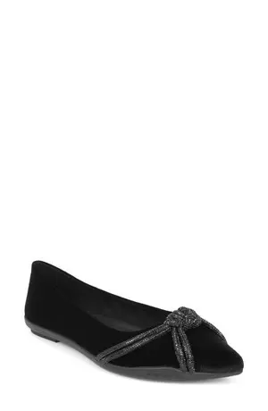 Aerosoles Damir Suede Flat - Black Velvet