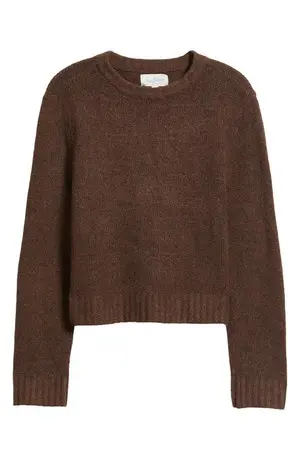 PACSUN Naomi Crewneck Sweater - Brown