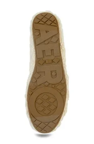 Aerosoles Patrina Faux Shearling Flat - Natural Faux Shearling
