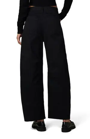 Joe's Jeans High-waist Barrel Twill Pants - Black