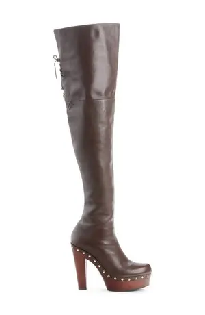 Chloé Lola Platform Over-the-knee Boots - Brown
