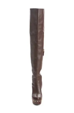 Chloé Lola Platform Over-the-knee Boots - Brown