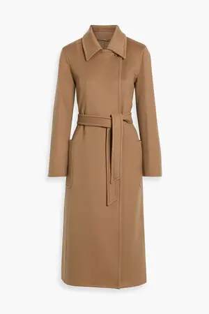 Max Mara Artur Belted Cashmere-felt Coat