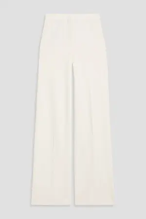 Max Mara Turku Jersey Wide-leg Pants - Ecru