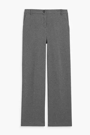 Max Mara Panetto Brushed Jersey Wide-leg Pants