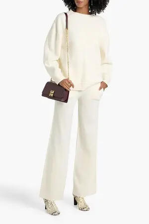 Max Mara Zigote Wool Straight-leg Pants - Ivory