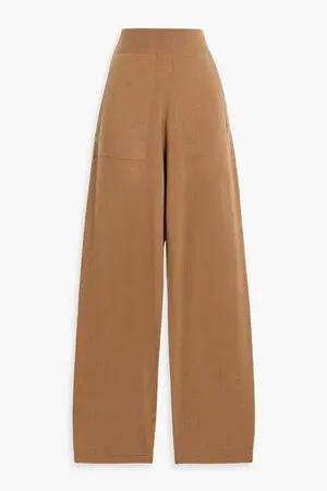 Max Mara Ghiro Wool And Cashmere-blend Straight-leg Pants - Light Brown