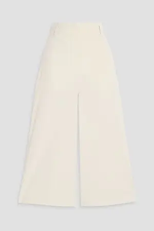 Max Mara Zenith Cotton-blend Corduroy Culottes - Ecru