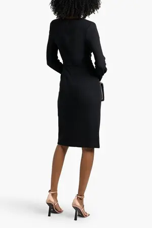 Max Mara Virtus Wrap-effect Jersey Dress