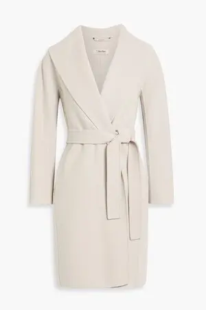 Max Mara Belted Wool-felt Coat