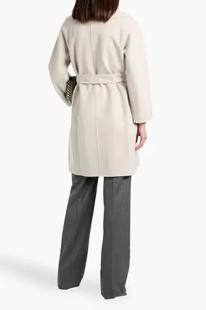 Max Mara Belted Wool-felt Coat