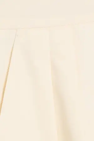 Max Mara Piombo Wool-crepe Wide-leg Pants - Cream