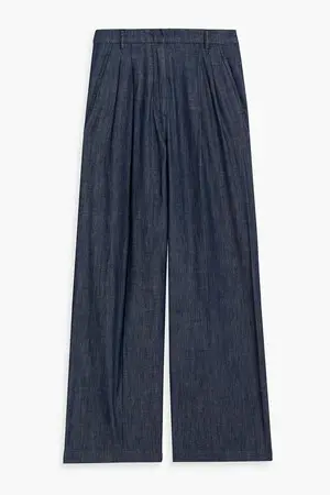 Pleated Denim