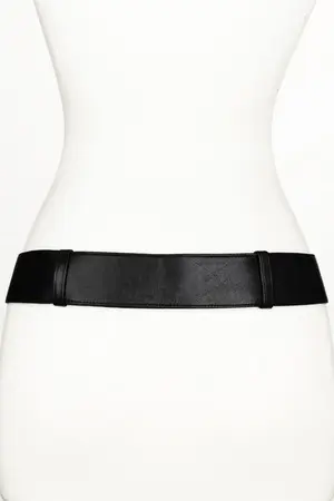 RAINA BELTS Scorpion Buckle Leather Belt
