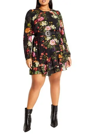 Belted Floral Day Dresses