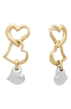 Kate Spade New York Heart Linear Drop Earrings