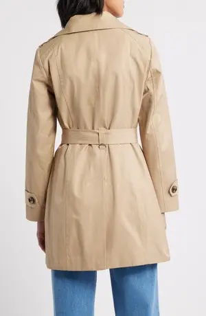 London Fog Single-breasted Trench Coat - Stone