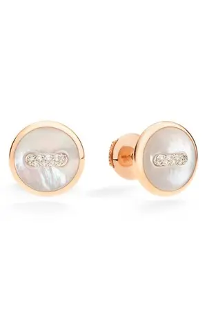 Pomellato Pom Pom Dot Stud Earrings - Pearl