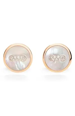 Pomellato Pom Pom Dot Stud Earrings - Pearl
