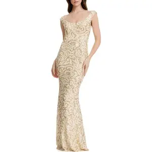 Dress The Population Glittered Evening Dresses