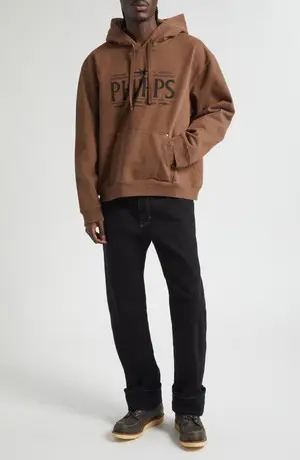 PHIPPS Studded Logo Graphic Hoodie