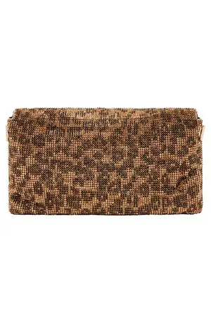 REISS Soho -patterned Mesh Clutch