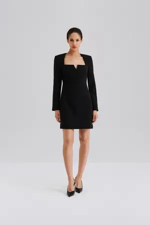 MALINA Sonja Long Sleeve Mini Dress