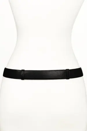 RAINA BELTS Jaclyn Chain Leather Belt - Camel
